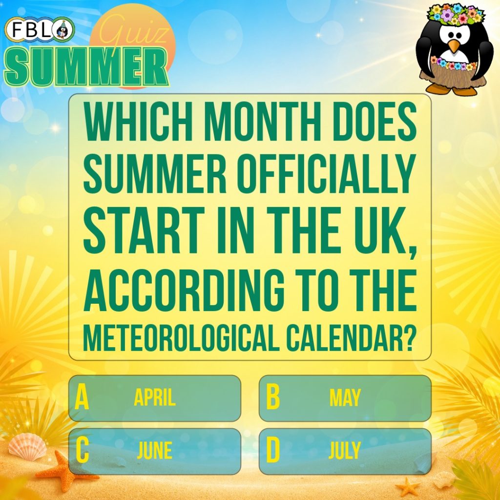 July 2026 – Summer Quiz – Win £10 | Free Birthdate Lottery